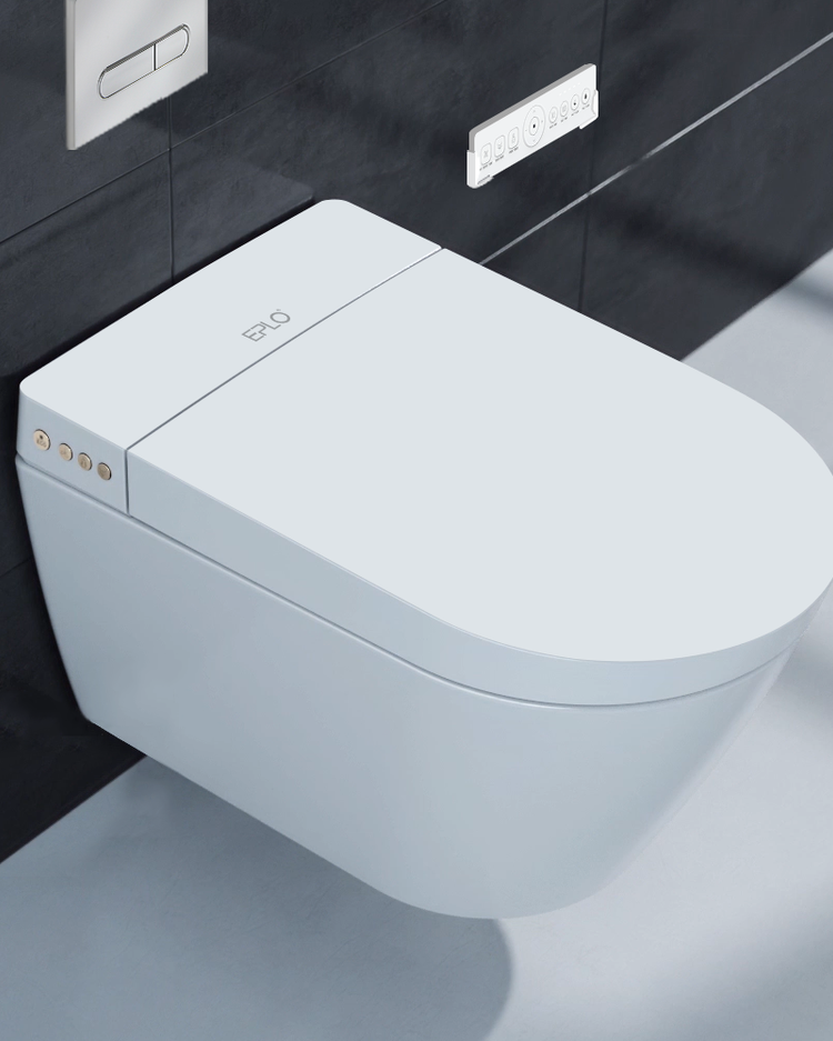 EPLO Smart Toilet Bidet with Tank Built In,Auto Open Close Lid,ADA ...
