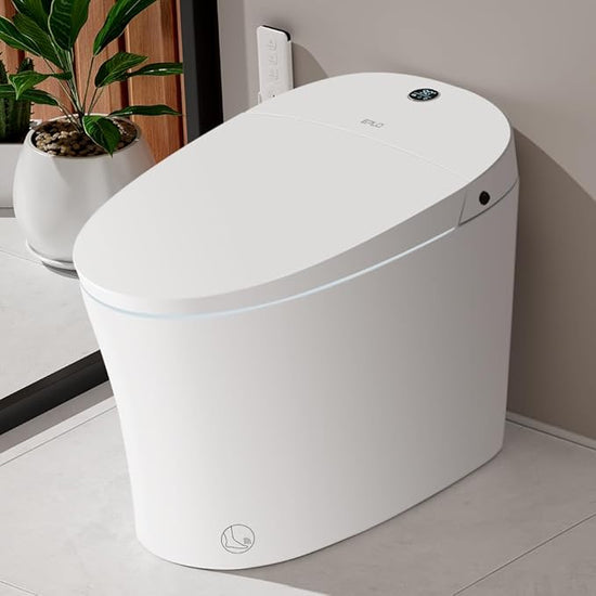 EPLO Smart Toilet Bidet with Tank,Auto Open Close, Heated seat,Dual ...